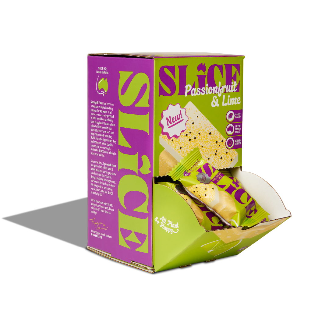 Passionfruit and Lime SLICE Carton – Springhill Farm