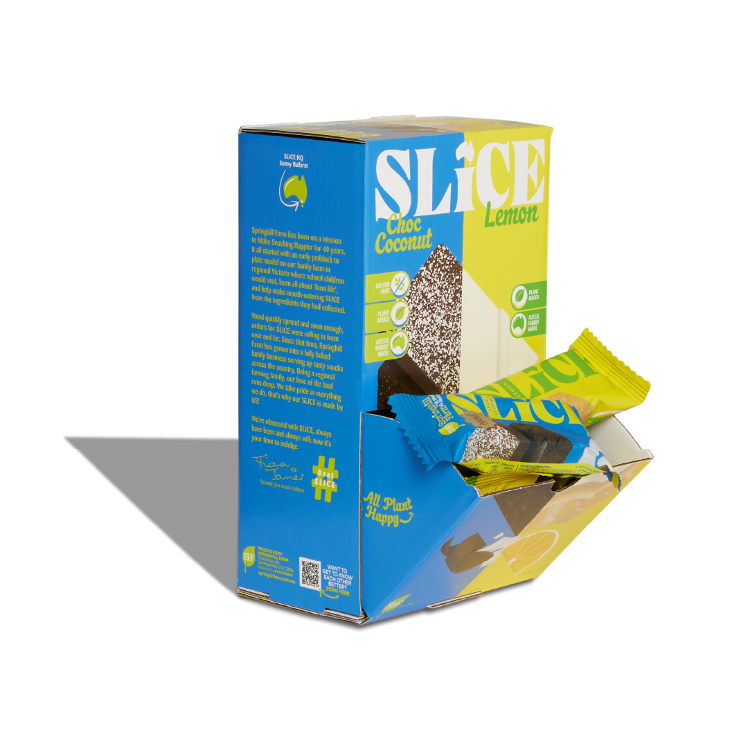 SLICE Mixed Box - Choc Coconut and Lemon – Springhill Farm