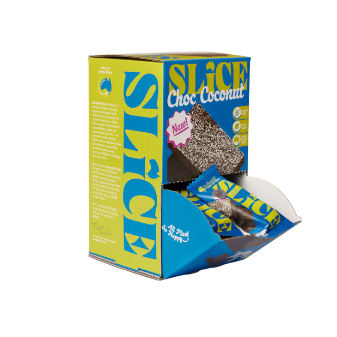 Choc Coconut SLICE Carton – Springhill Farm