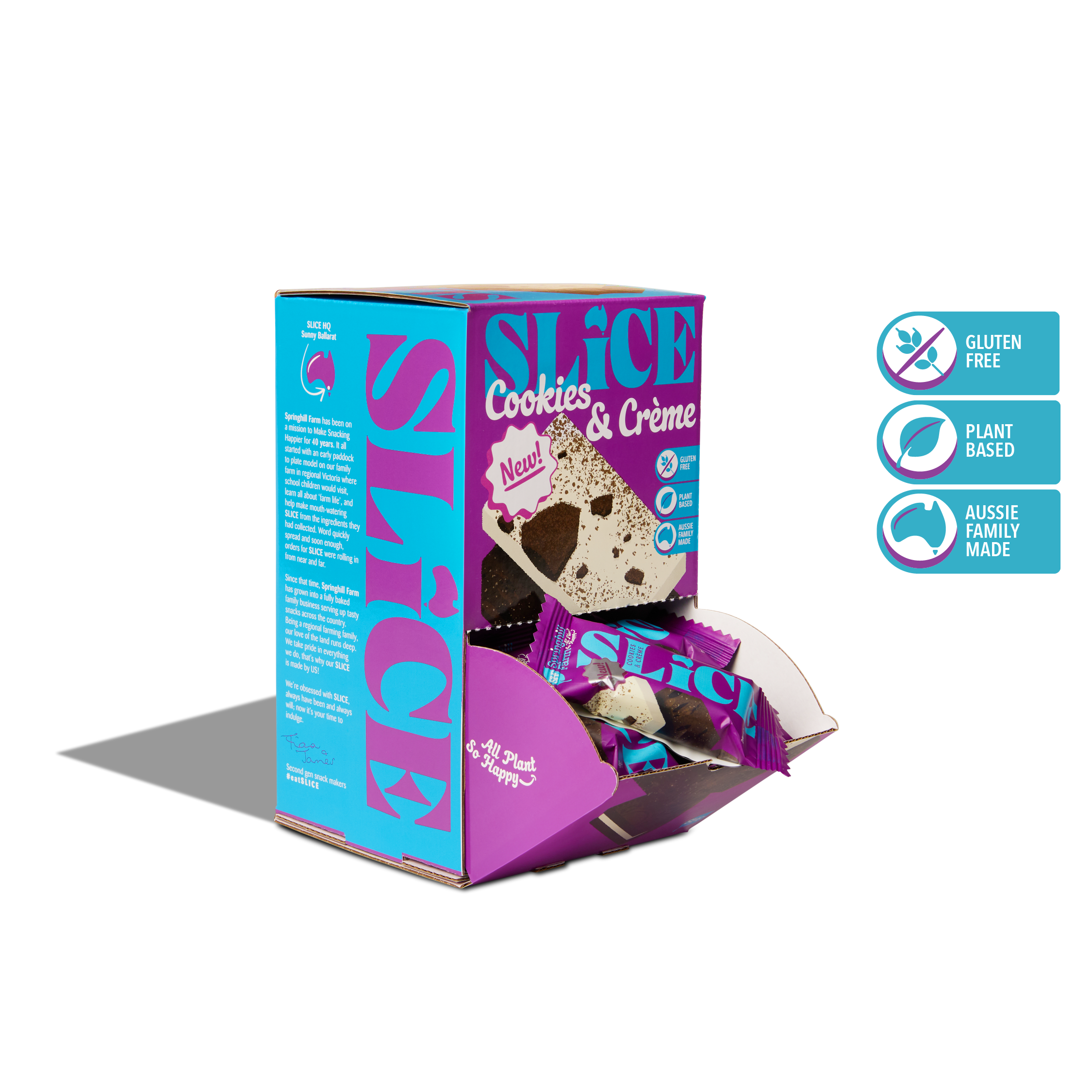 Cookies and Crème SLICE Carton – Springhill Farm