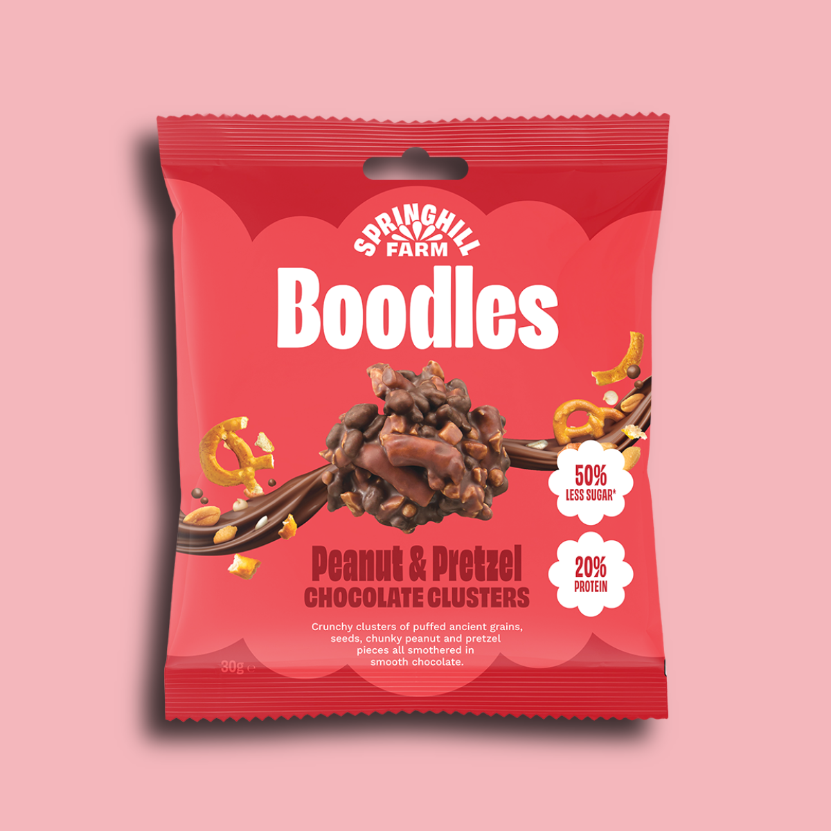 boodles Lunchbox Clusters - Cocoa Crunch (65g) – Springhill Farm