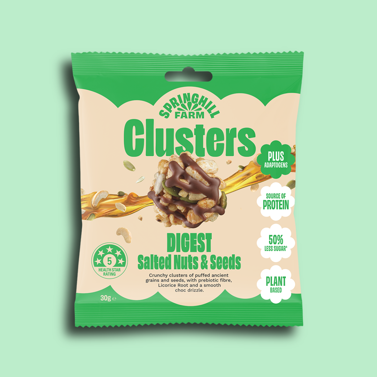 boodles Lunchbox Clusters - Cocoa Crunch (65g) – Springhill Farm